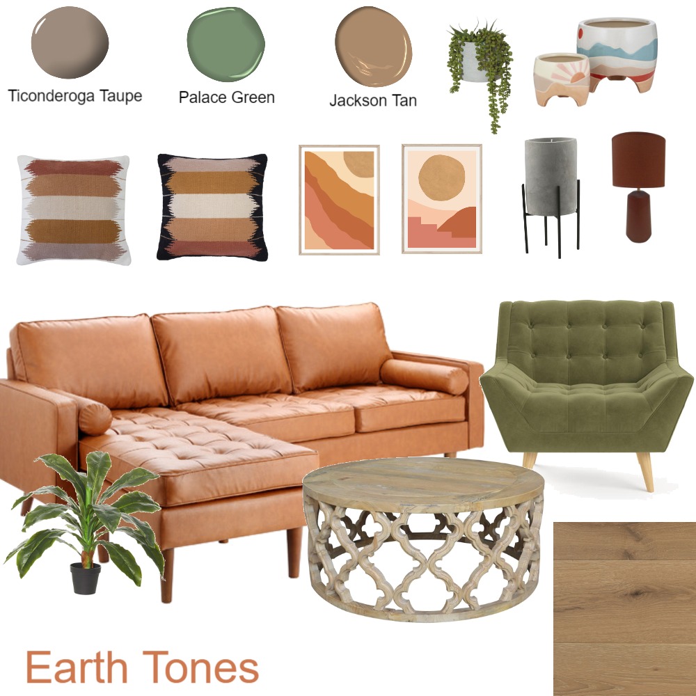 earth tones Interior Design Mood Board by ebarry25 - Style Sourcebook