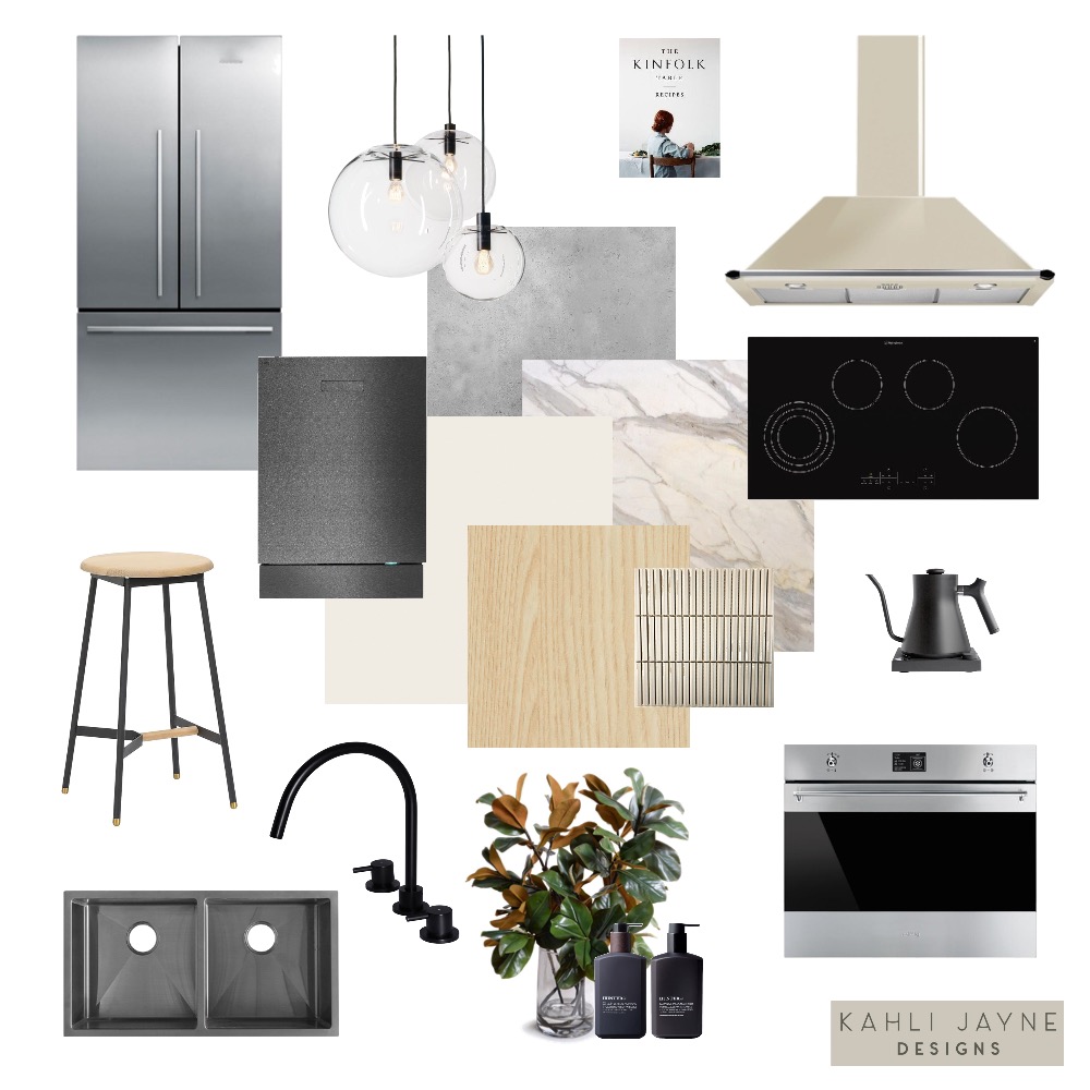Modern Minimalist Kitchen Interior Design Mood Board by Kahli Jayne ...
