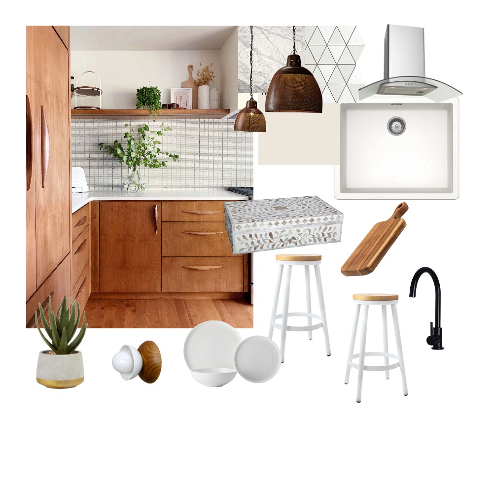 Mid Century Modern kitchen Interior Design Mood Board by payal thakre ...