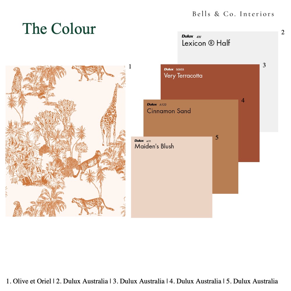 Safari colour palette Interior Design Mood Board by Bells & Co ...