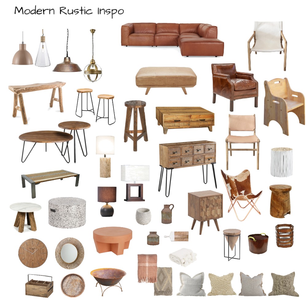 Modern Rustic Inspo Interior Design Mood Board by MelissaKW - Style ...