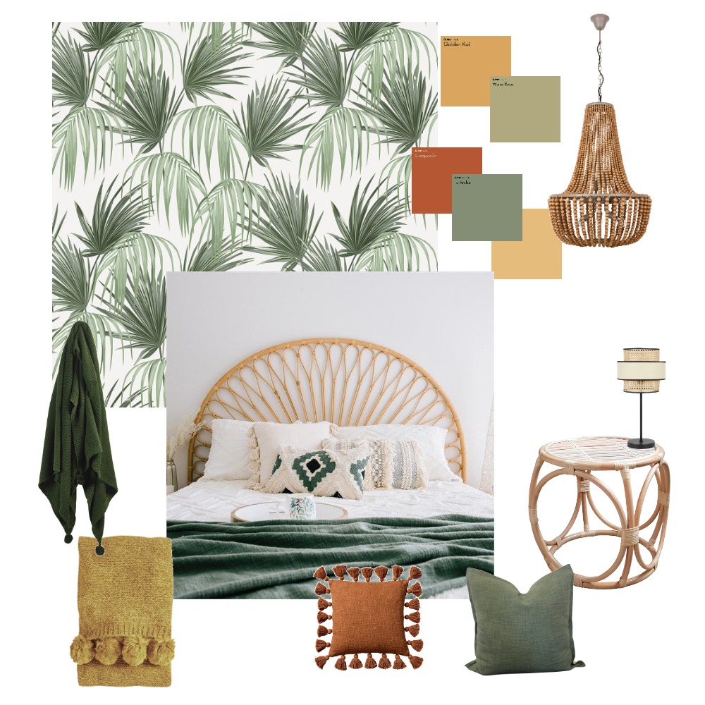 Tropical Motel Interior Design Mood Board by Fe Style NZ - Style Sourcebook