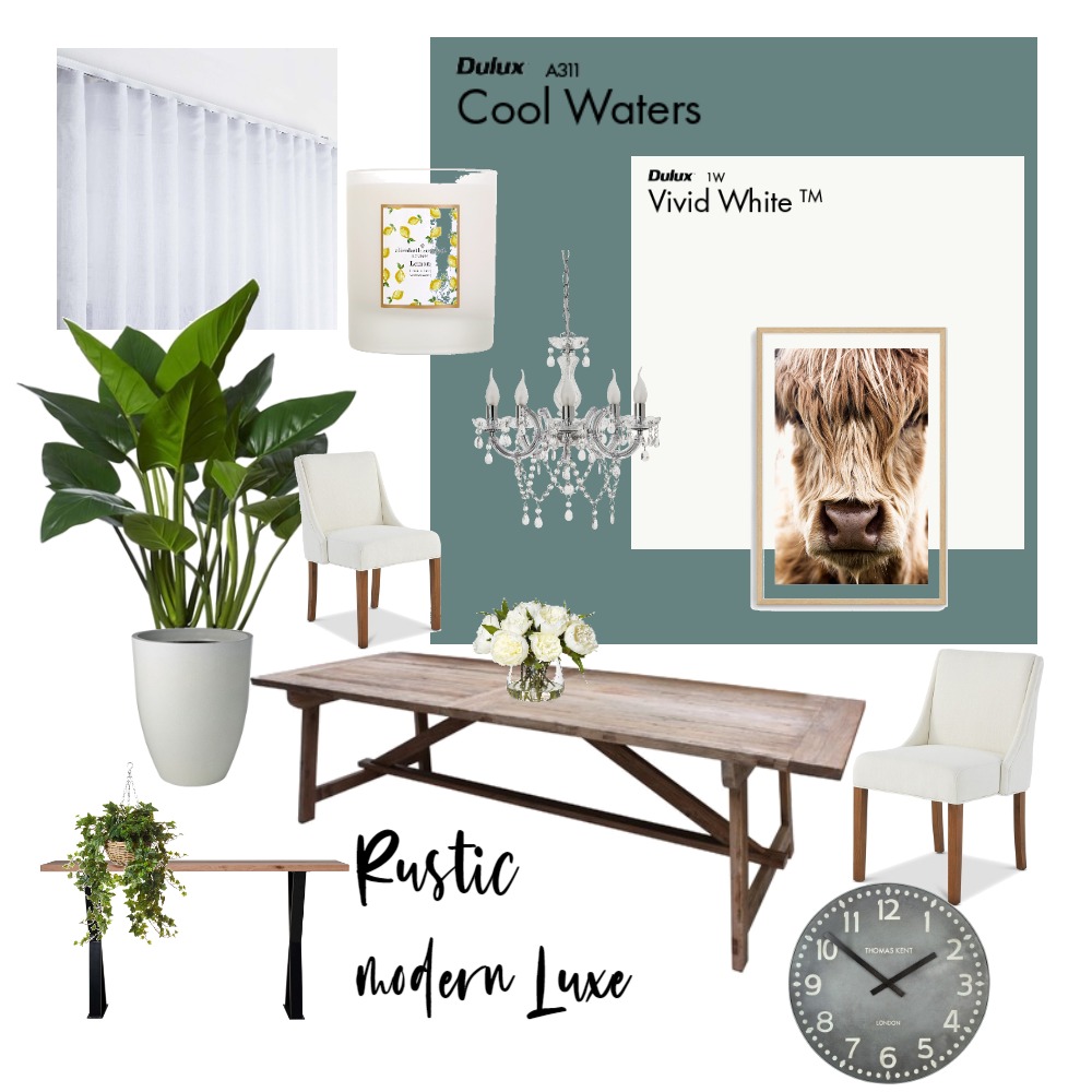 rustic modern luxe Interior Design Mood Board by Harford Jo Interiors ...