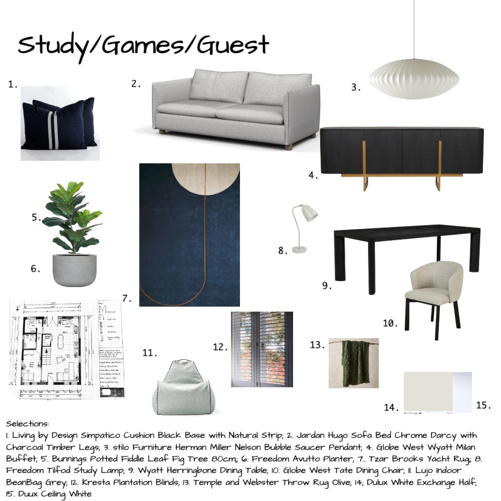 Assignment 9 Guest Interior Design Mood Board by engsm001 - Style ...