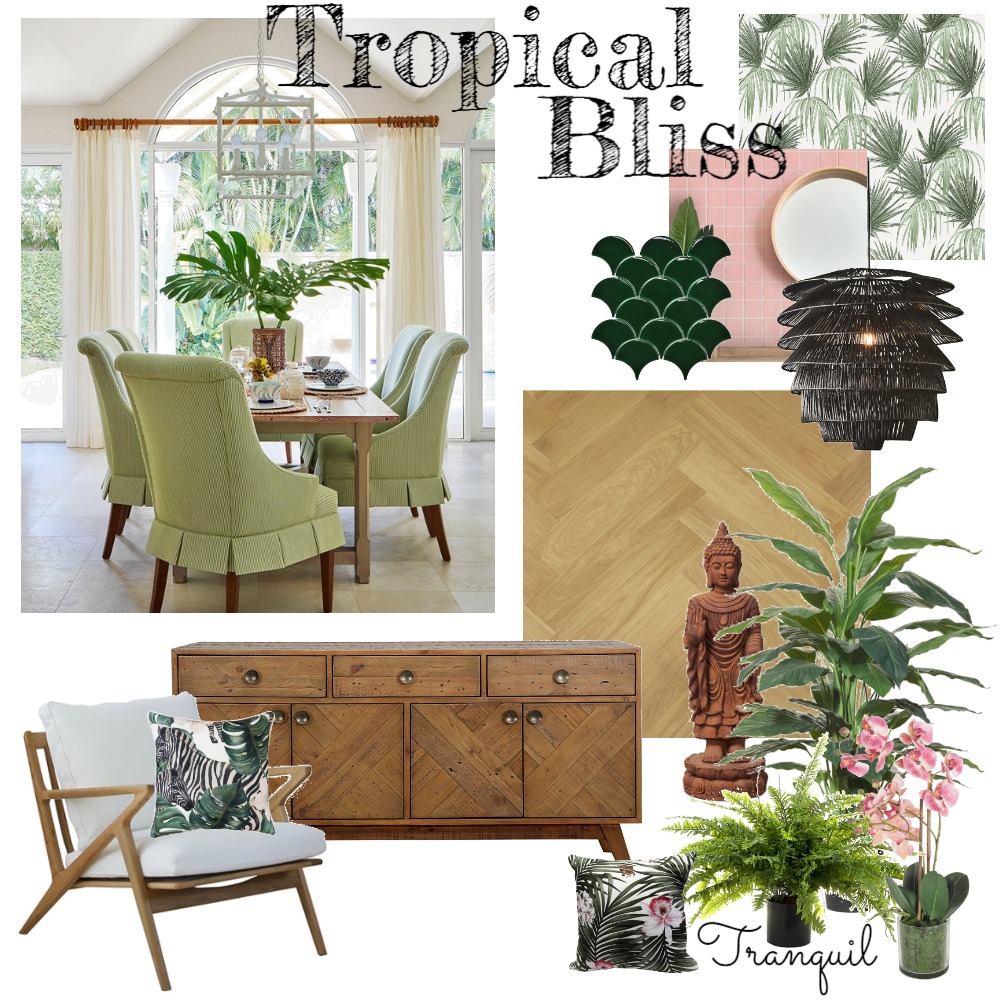 Tropical Moodboard Alterntive Interior Design Mood Board by Debbie Anne ...