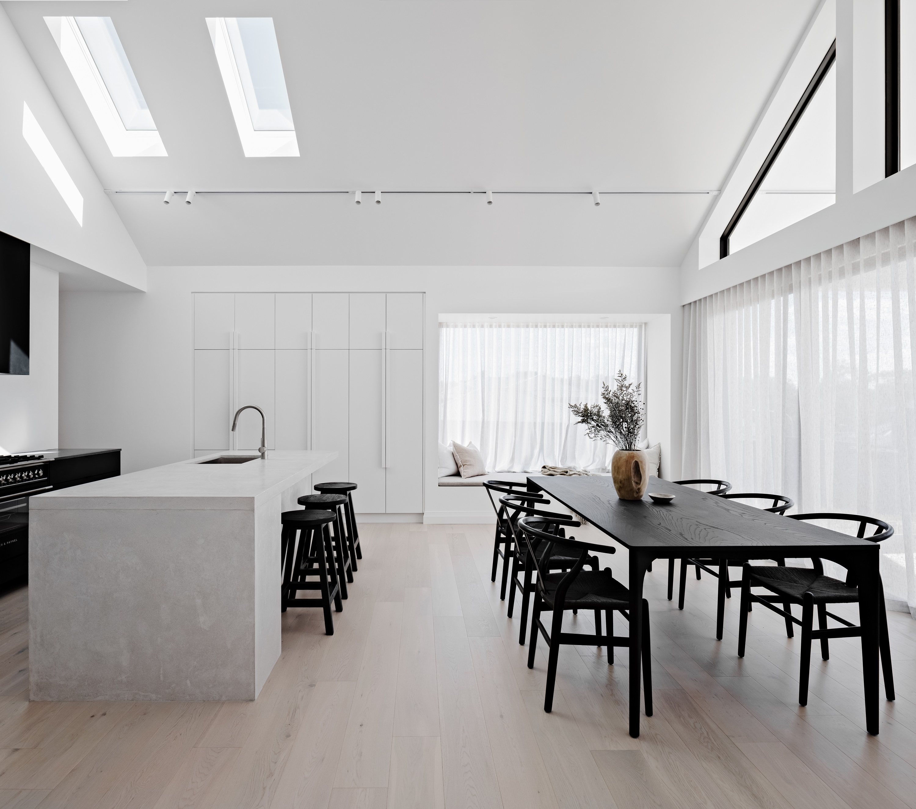 A Striking Monochrome Home Named Three Gables - Style Sourcebook