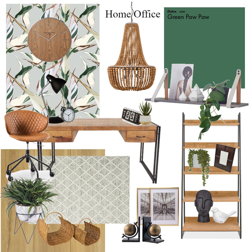 Home office design Interior Design Mood Board by Designs by Rafia ...