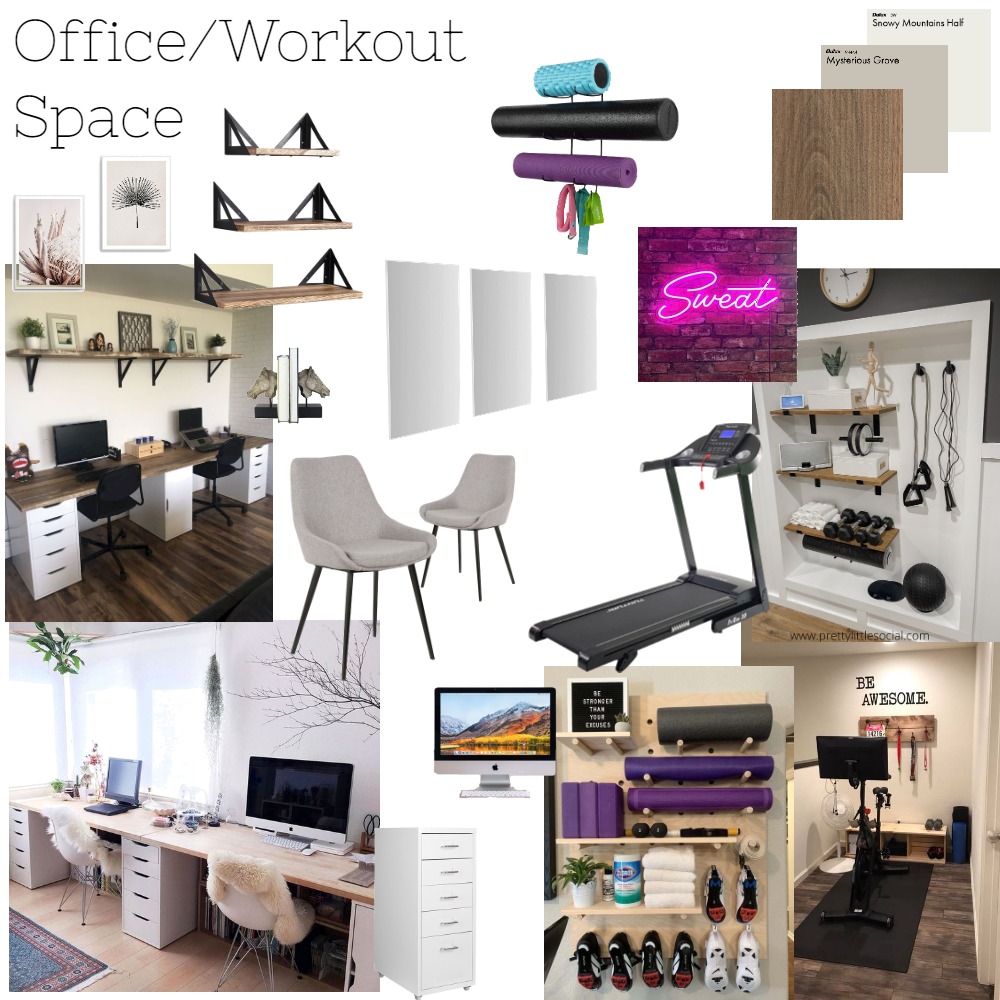 Office Gym Interior Design Mood Board by rachweaver21 - Style Sourcebook