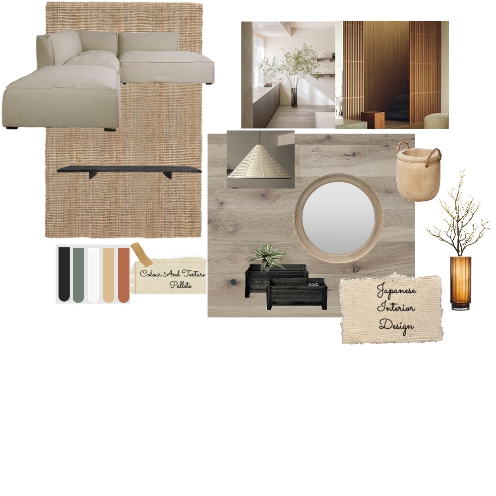Japanese Mood Board Interior Design Mood Board by Verito - Style Sourcebook