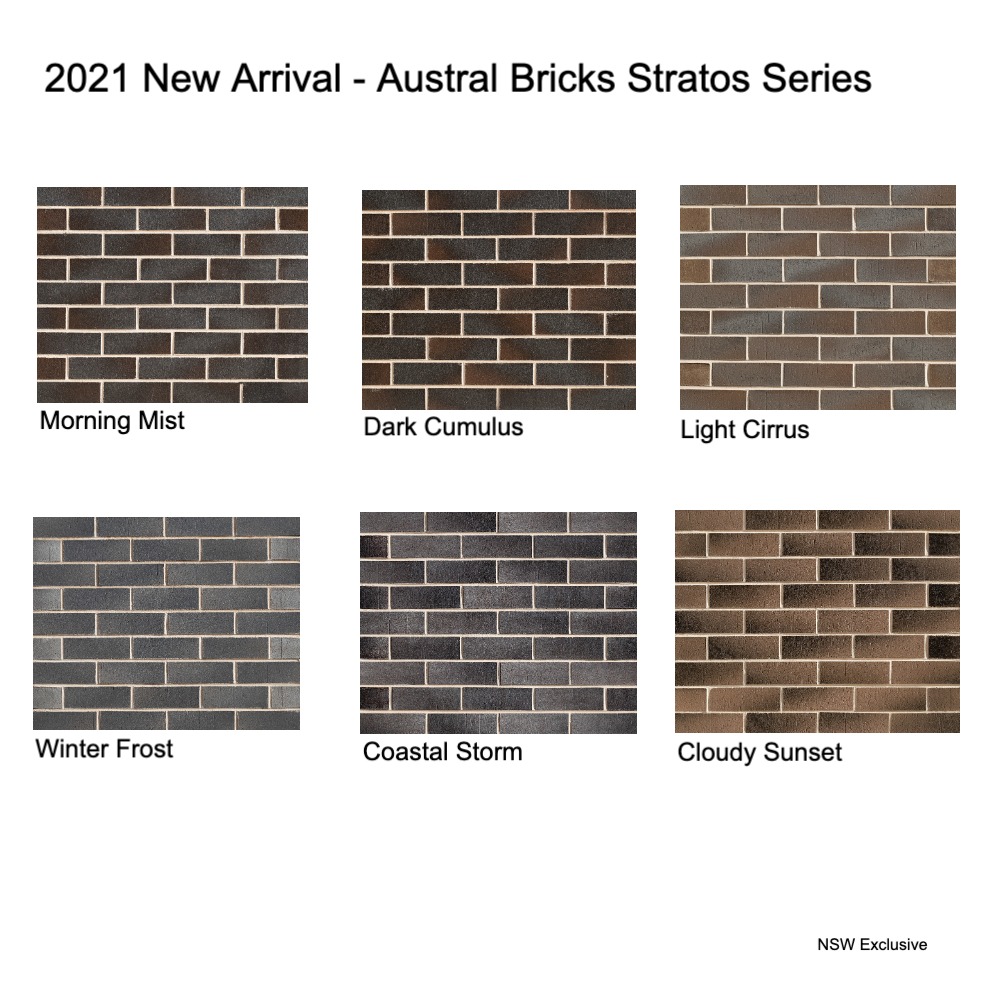 2021 New Arrival - Austral Bricks Stratos Series Interior Design Mood ...