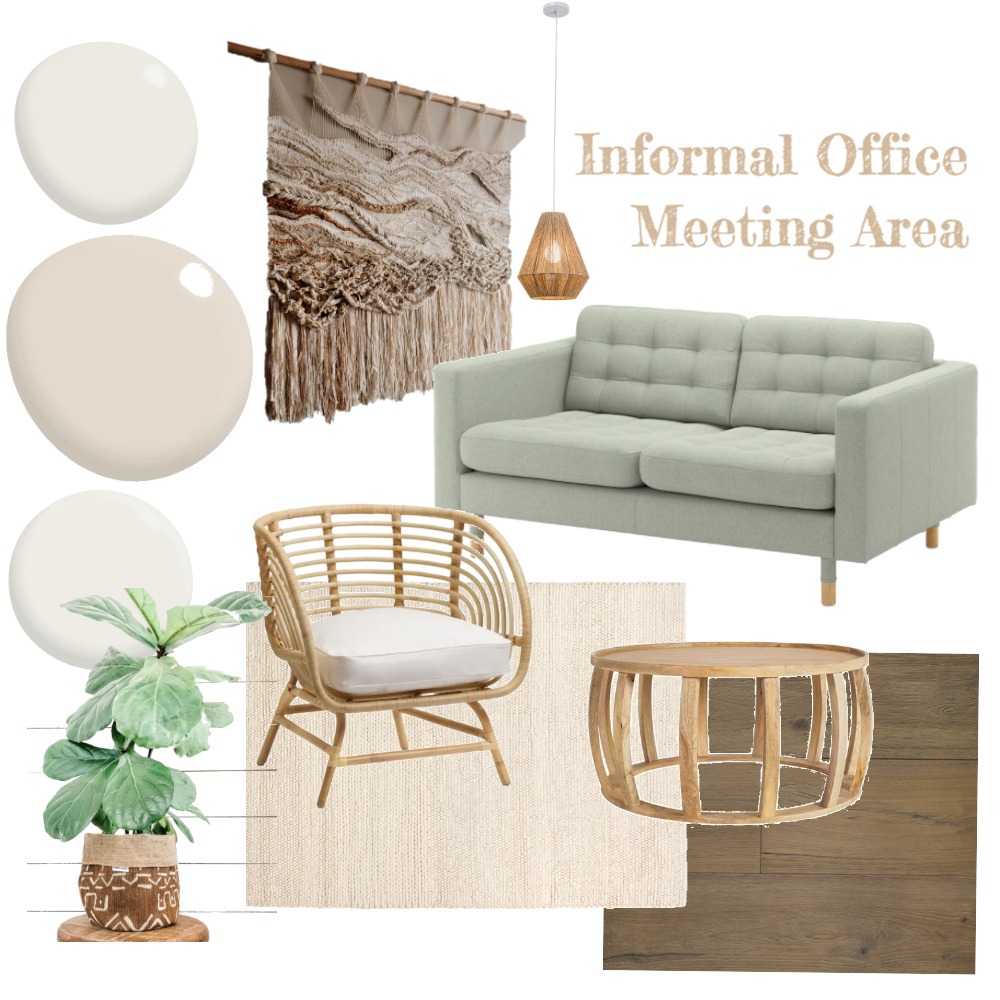 Informal Office Meeting Area Interior Design Mood Board by Abbey ...
