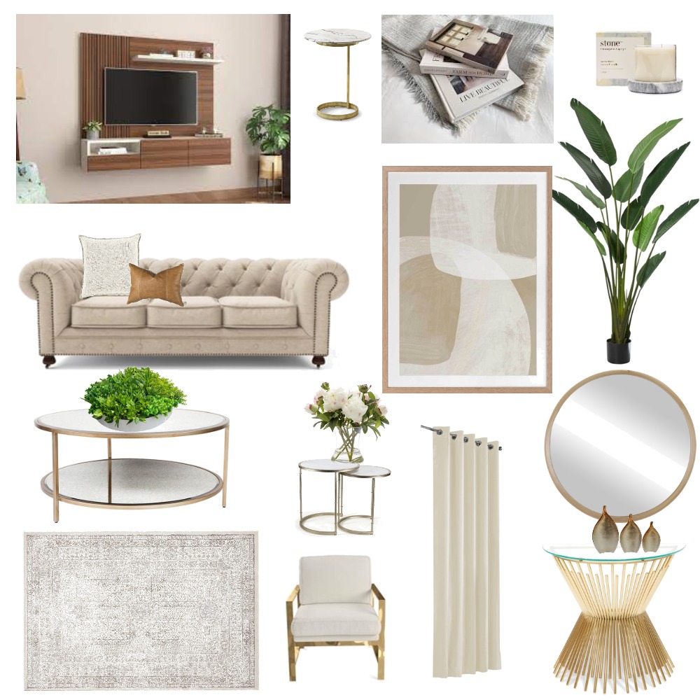 Kristofina Living Room Interior Design Mood Board by mutindi - Style ...