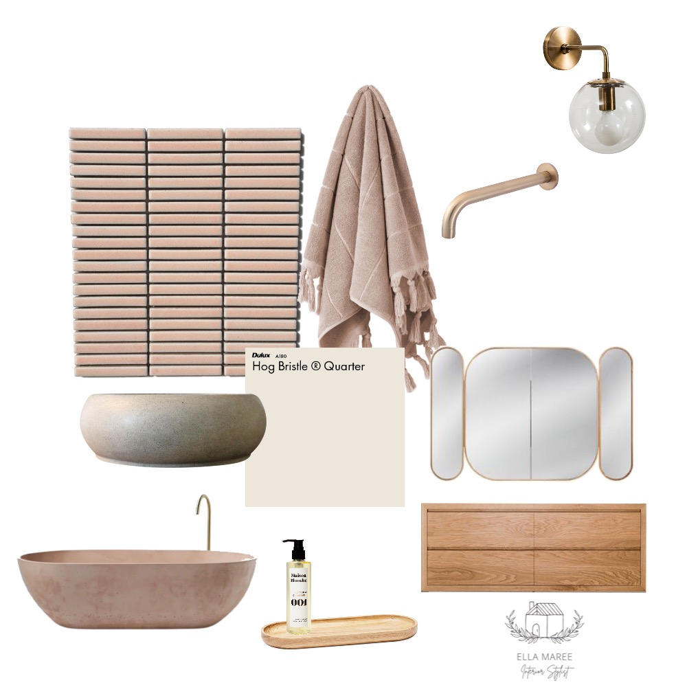 Peachy Clean Interior Design Mood Board by Ella Maree Interiors - Style ...