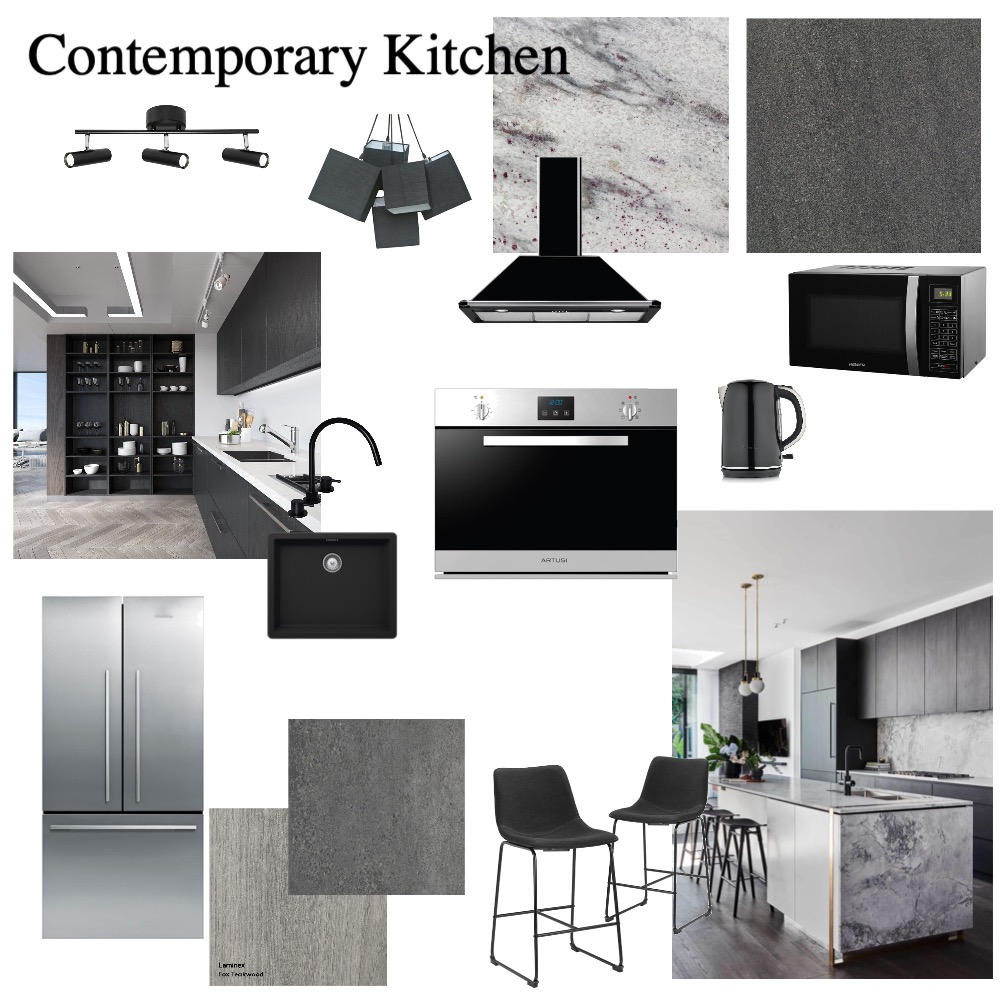 Contemporary Kitchen Interior Design Mood Board by Shante05 - Style ...