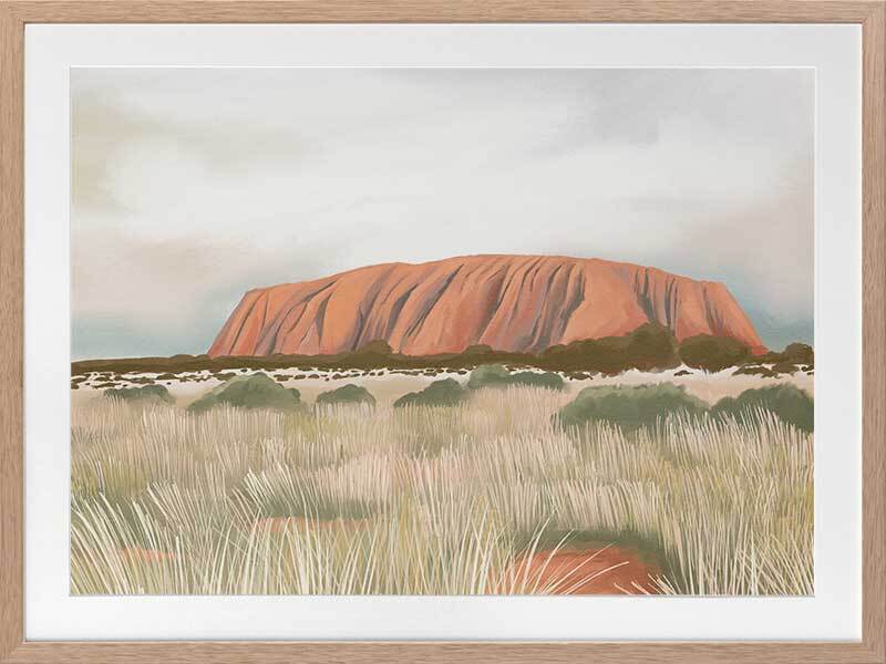Uluru Framed Art Print by Urban Road - Style Sourcebook