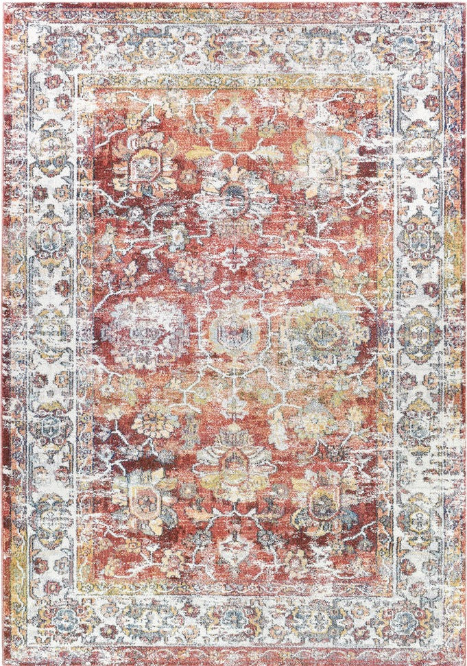 Morocco 0394B Terracotta Rug by Rug Addiction | Style Sourcebook
