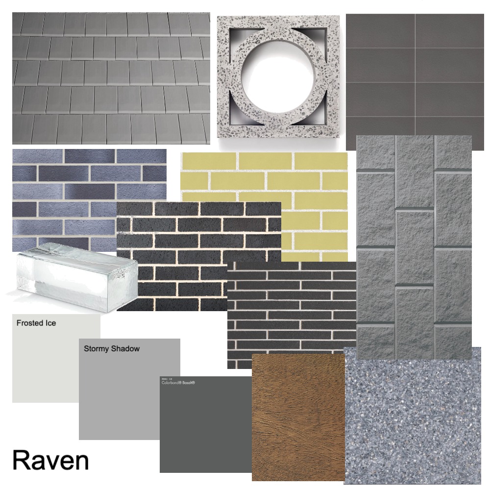 Raven Colour Palette Interior Design Mood Board by Brickworks Building ...