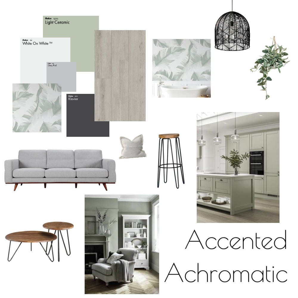 Accented Achromatic Interior Design Mood Board by Jillianmelle - Style ...