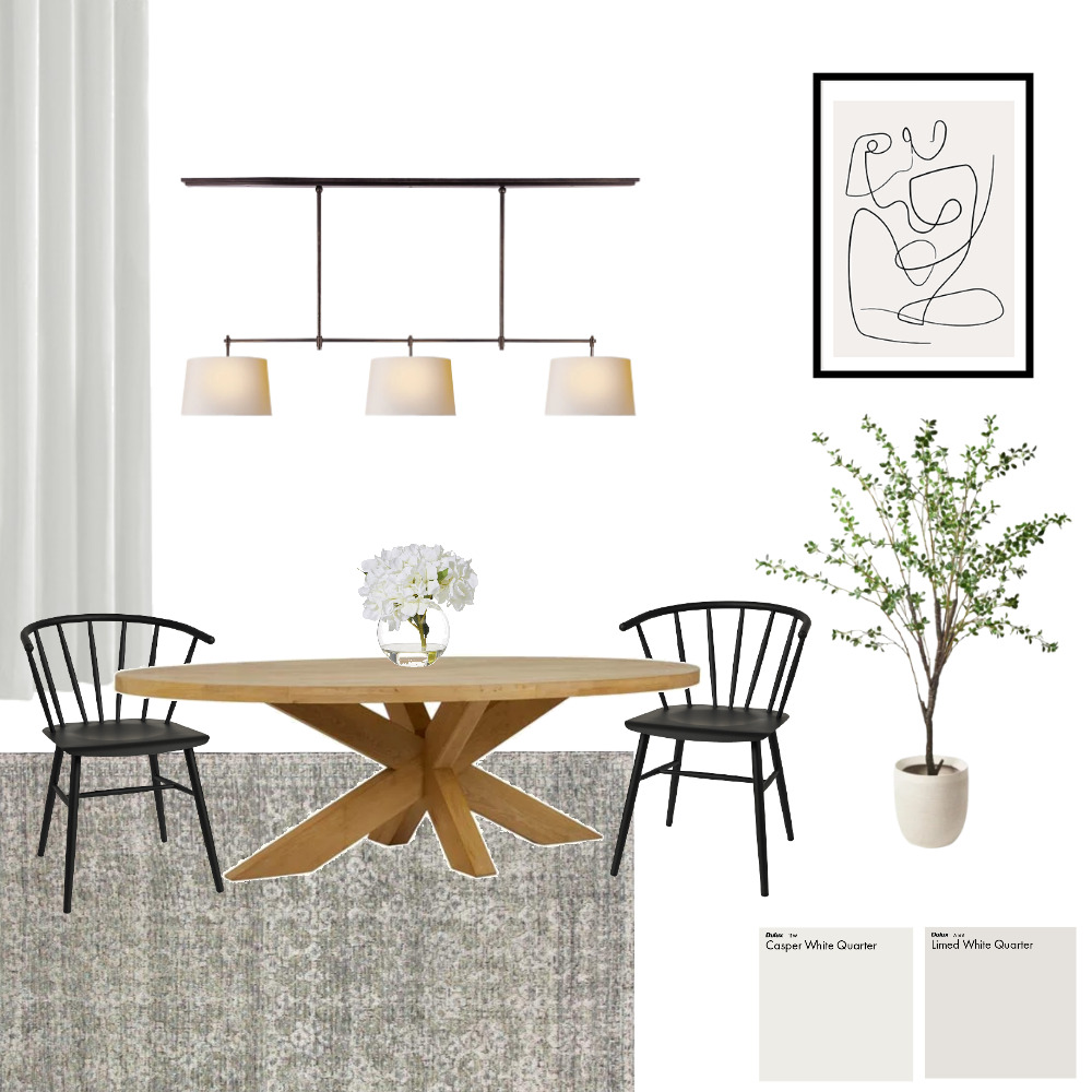 Transitional Dining Room Interior Design Mood Board by Airey Interiors ...