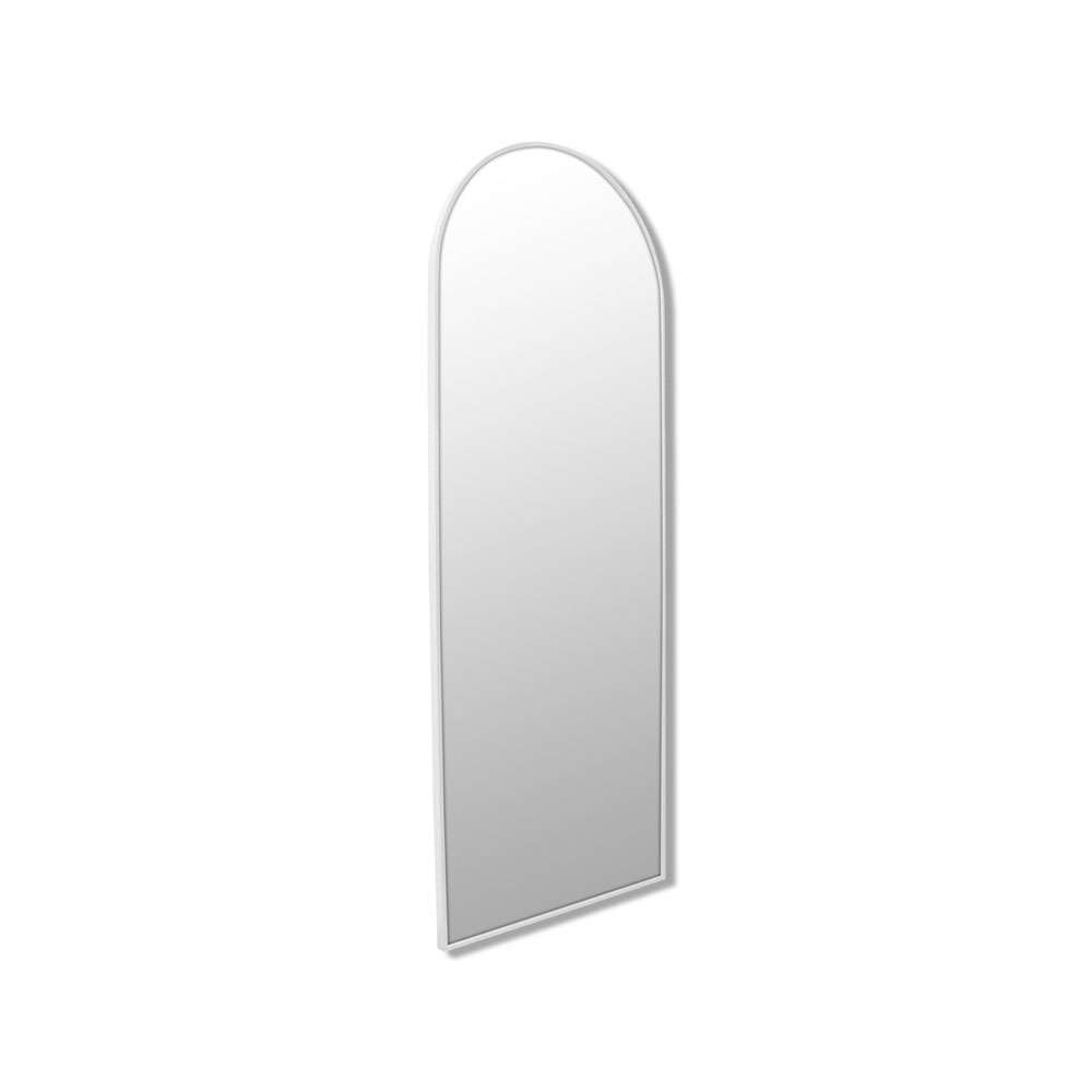 Large White Arched Metal Framed Mirror • 2 Sizes 1700mm X 600mm by Luxe ...