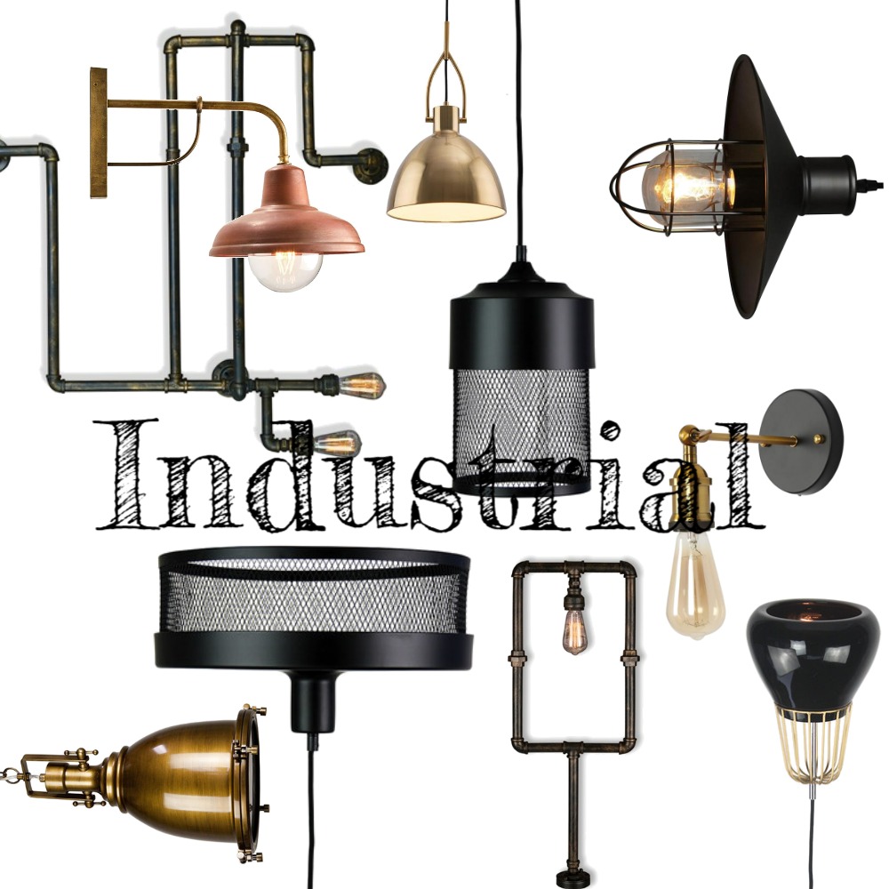 Industrial Lighting Interior Design Mood Board by LaraFernz - Style ...