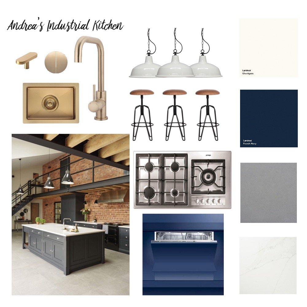 Andrea’s Industrial Kitchen Interior Design Mood Board by Shona's ...