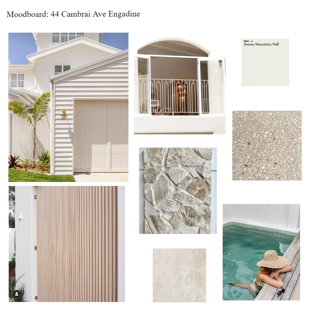 44 Cambrai Ave Engadine Facade Moodboard Interior Design Mood Board by ...