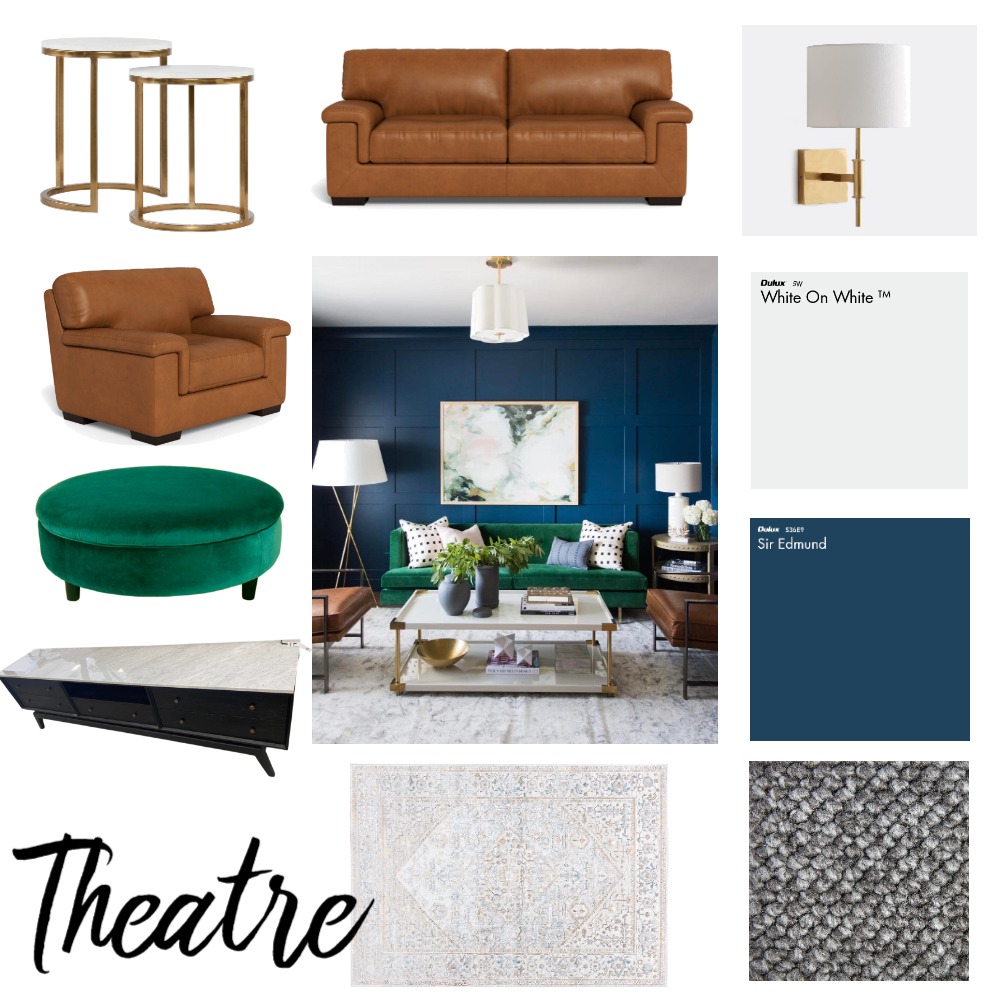 Theatre Interior Design Mood Board by michelledark - Style Sourcebook