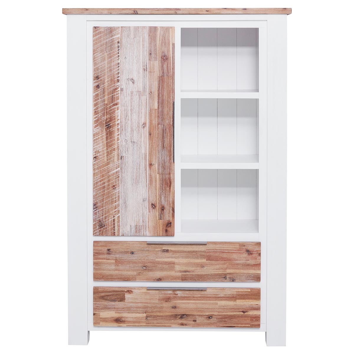 Finn Wall Unit in Rustic Two Tone by OzDesignFurniture - Style Sourcebook