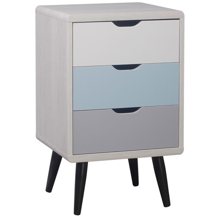 Adrian 3 Drawer Side Table by CHL Enterprises - Style Sourcebook