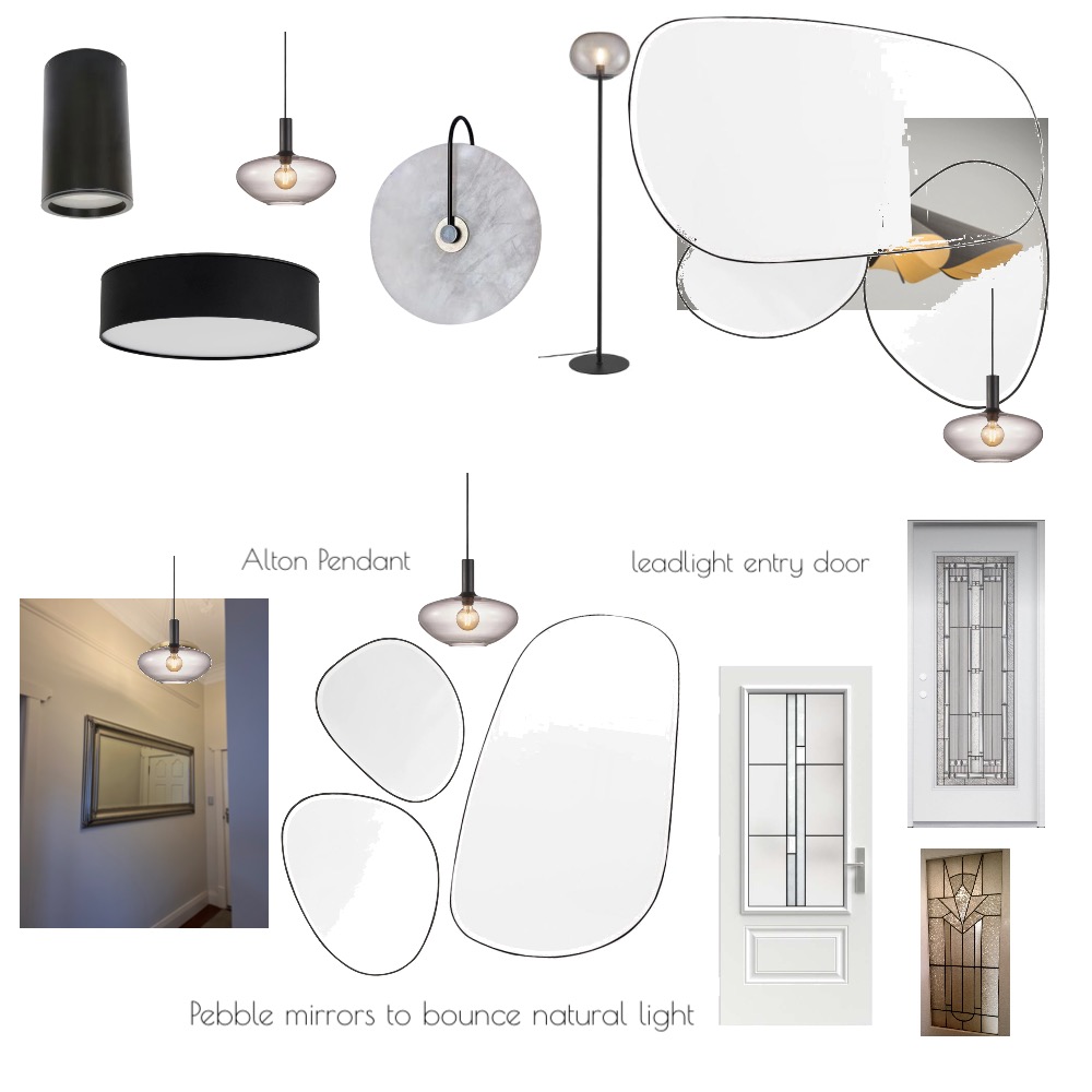 Lighting hallway Interior Design Mood Board by Little Design Studio ...