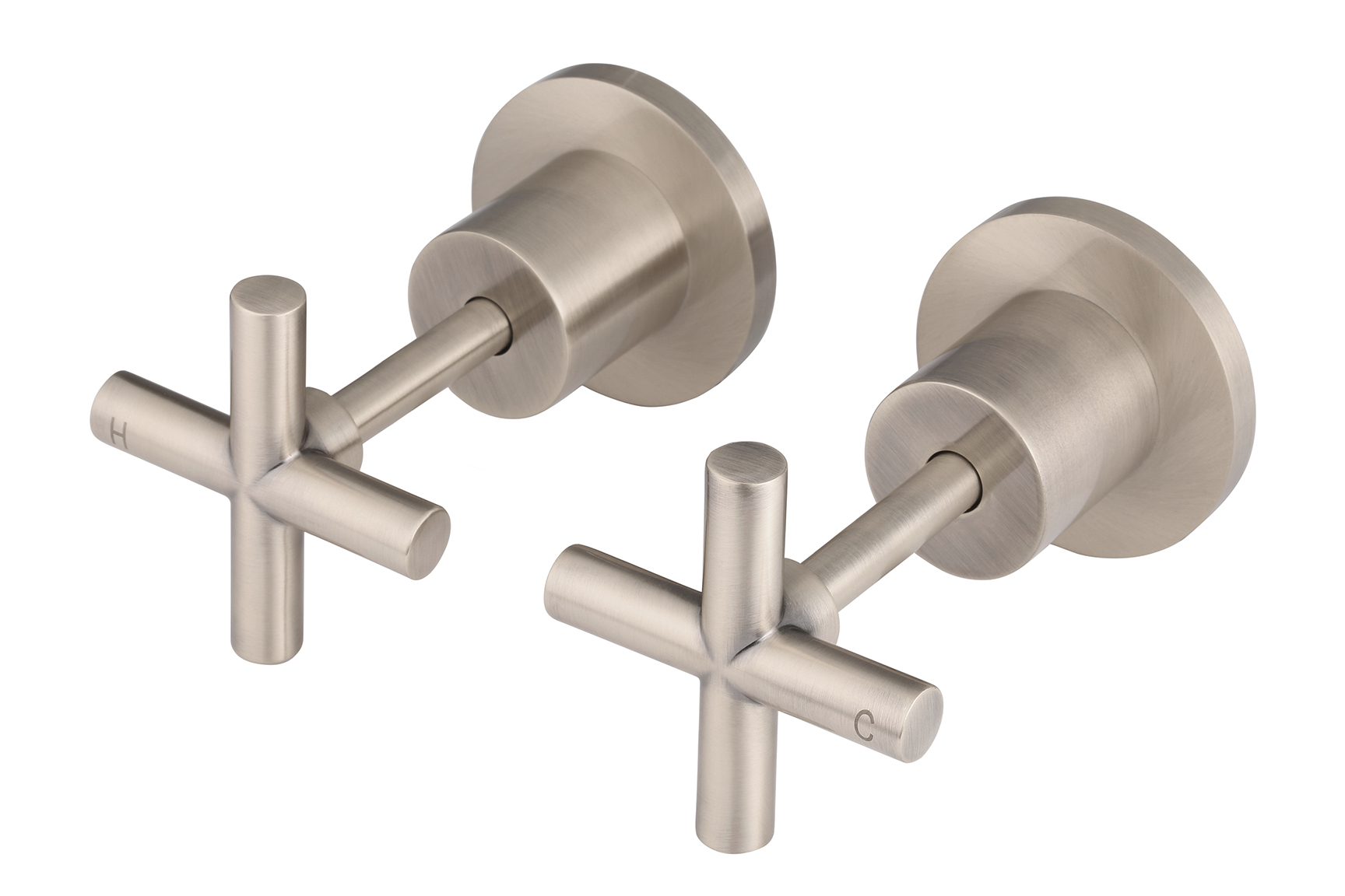 Meir | Round Jumper Valve Wall Top Assembly Taps by Meir - Style Sourcebook