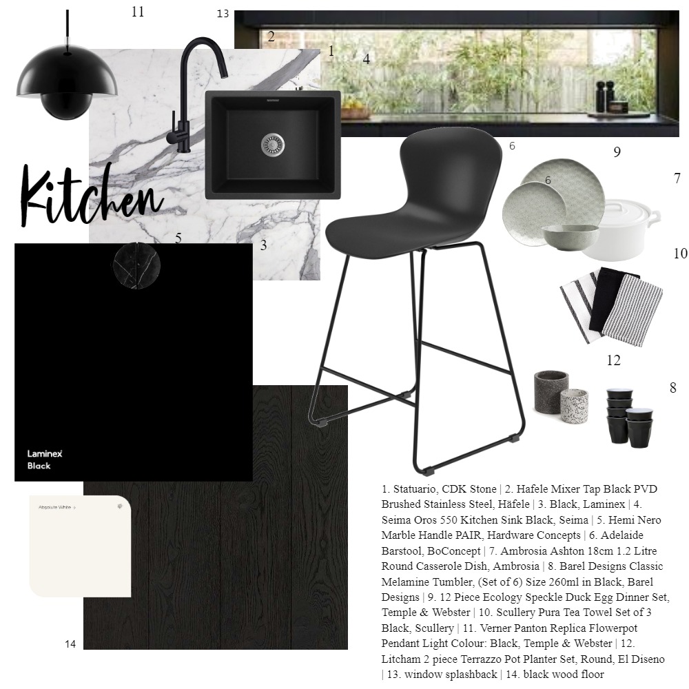 kitchen sample board Interior Design Mood Board by Ora_B - Style Sourcebook