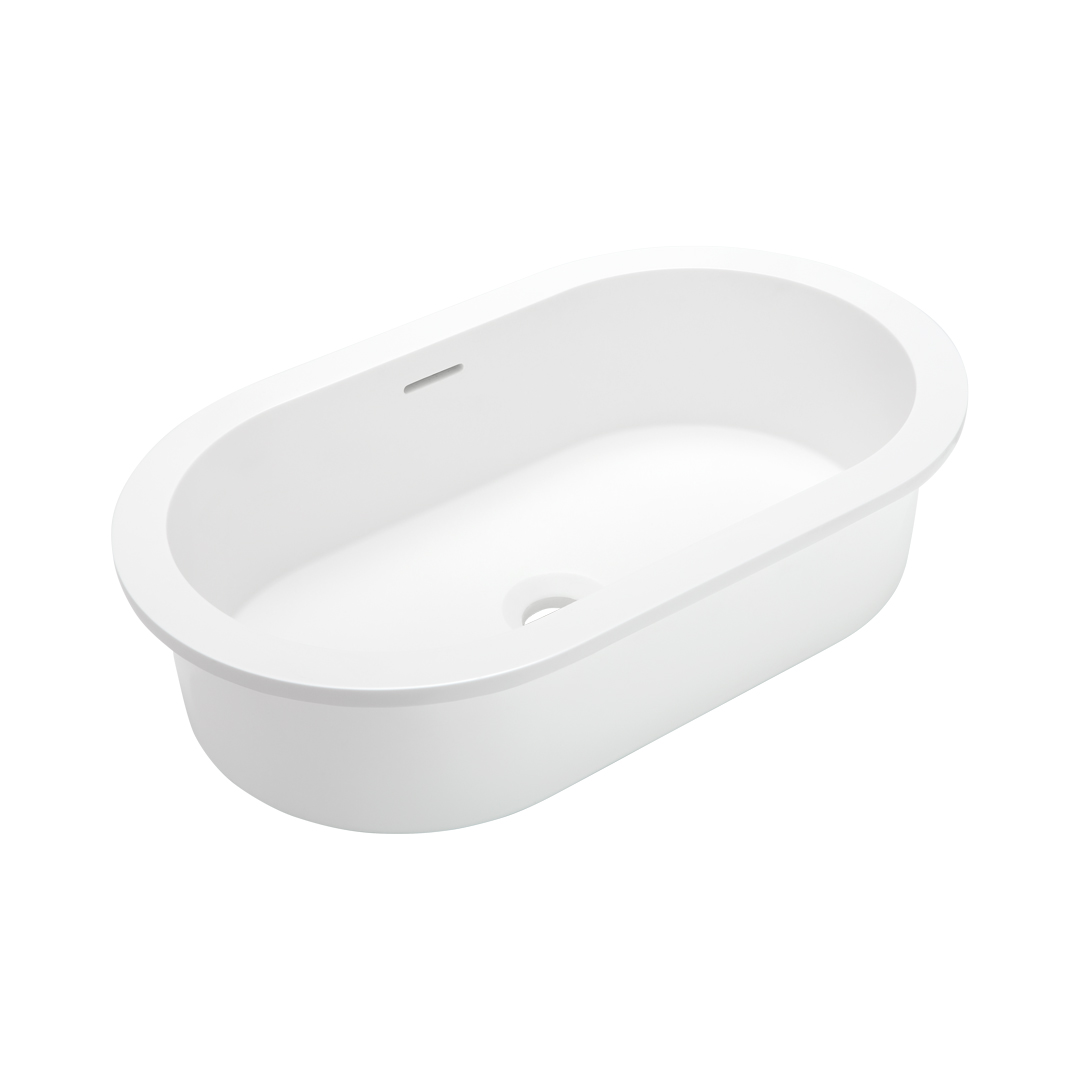 Zuri Round Undercounter Basin - Gloss White by ABI Interiors Pty Ltd ...