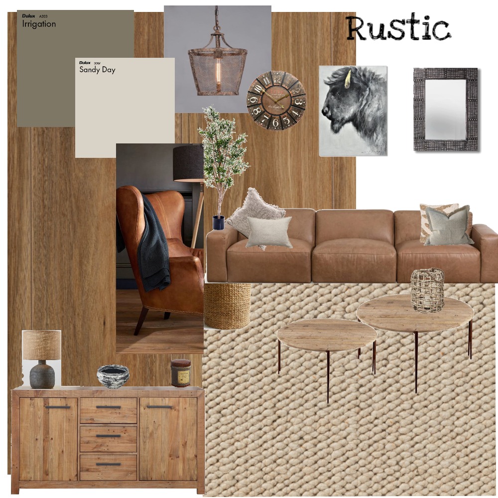 Rustic Mood Board Interior Design Mood Board by marakic50 - Style ...