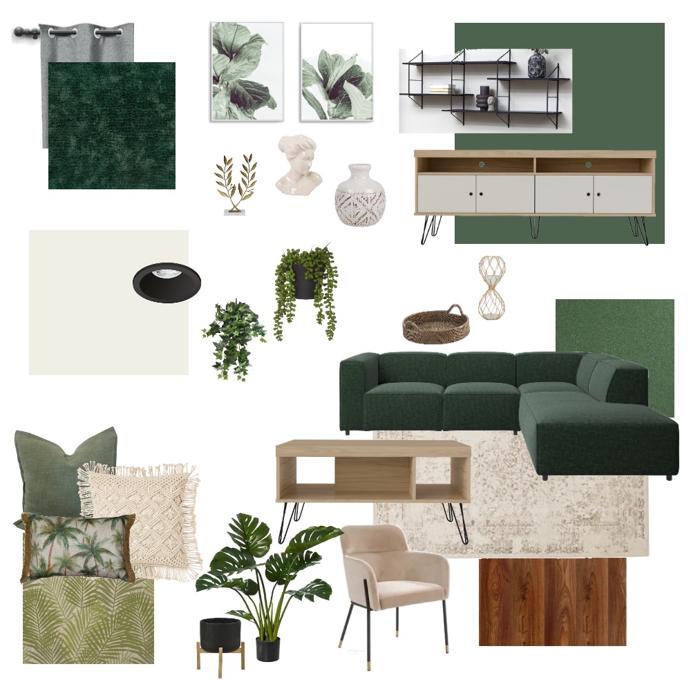 Room 4- Living room Interior Design Mood Board by KitasDesigns - Style ...