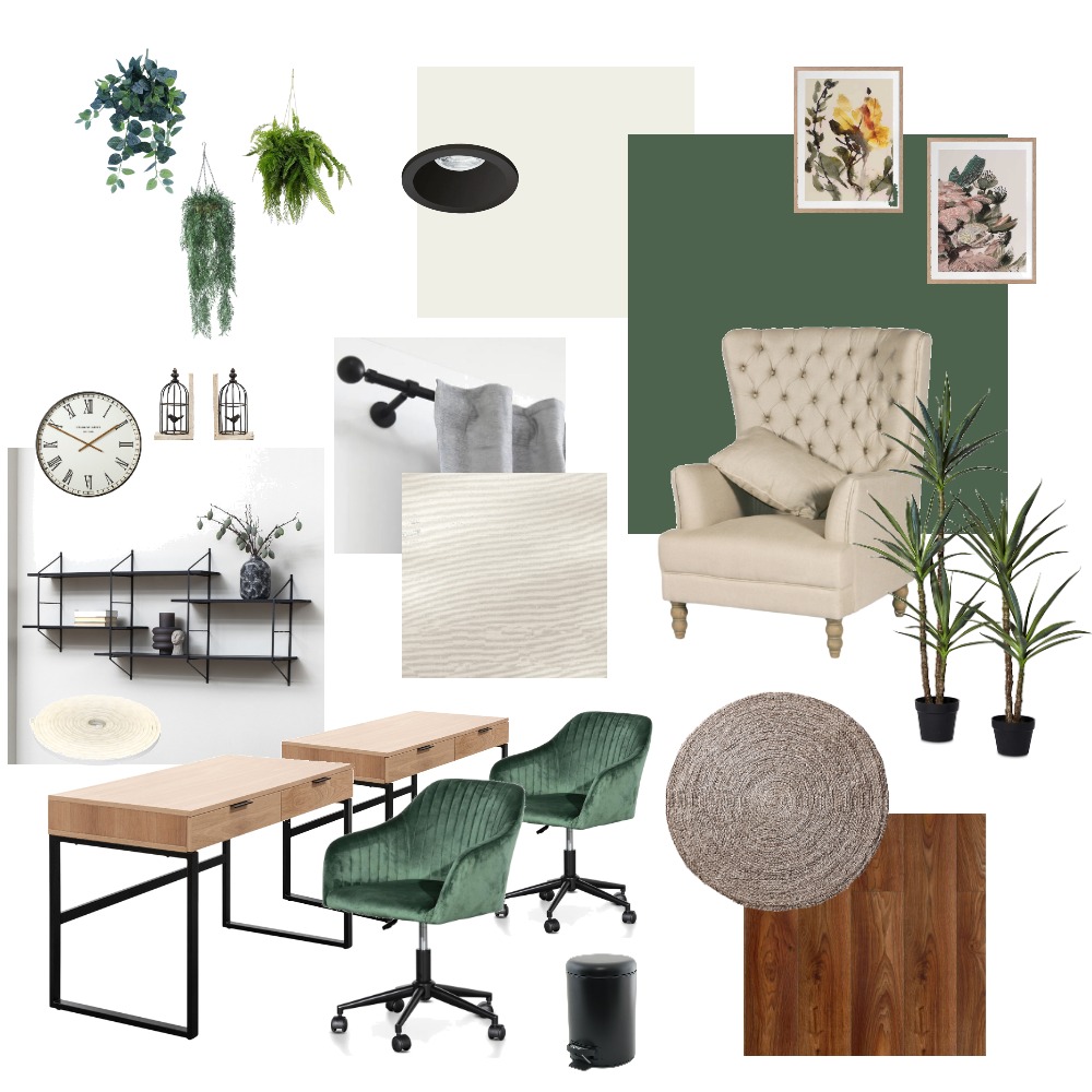 Room 3- Study Interior Design Mood Board by KitasDesigns - Style Sourcebook