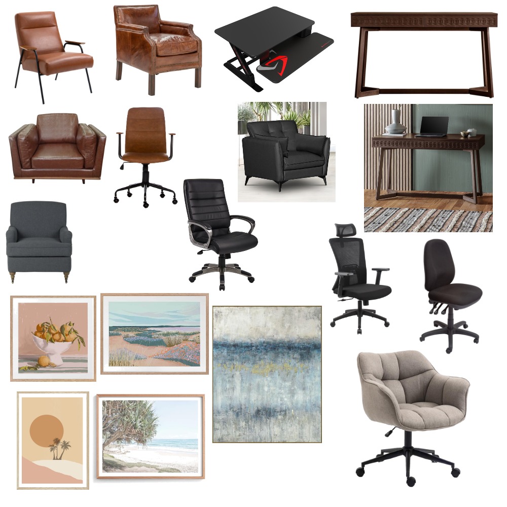 Nick Office Interior Design Mood Board by BilkoBrain - Style Sourcebook