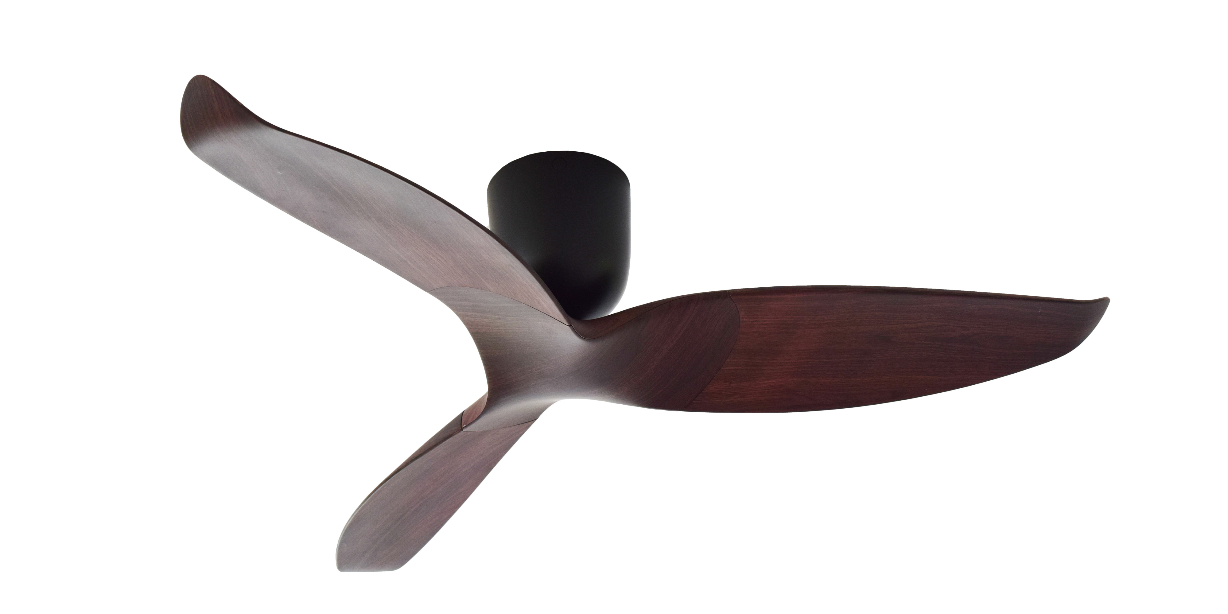 Aeratron AE3+ 3 Blade 50" DC Ceiling Fan With Remote Dark Walnut by ...