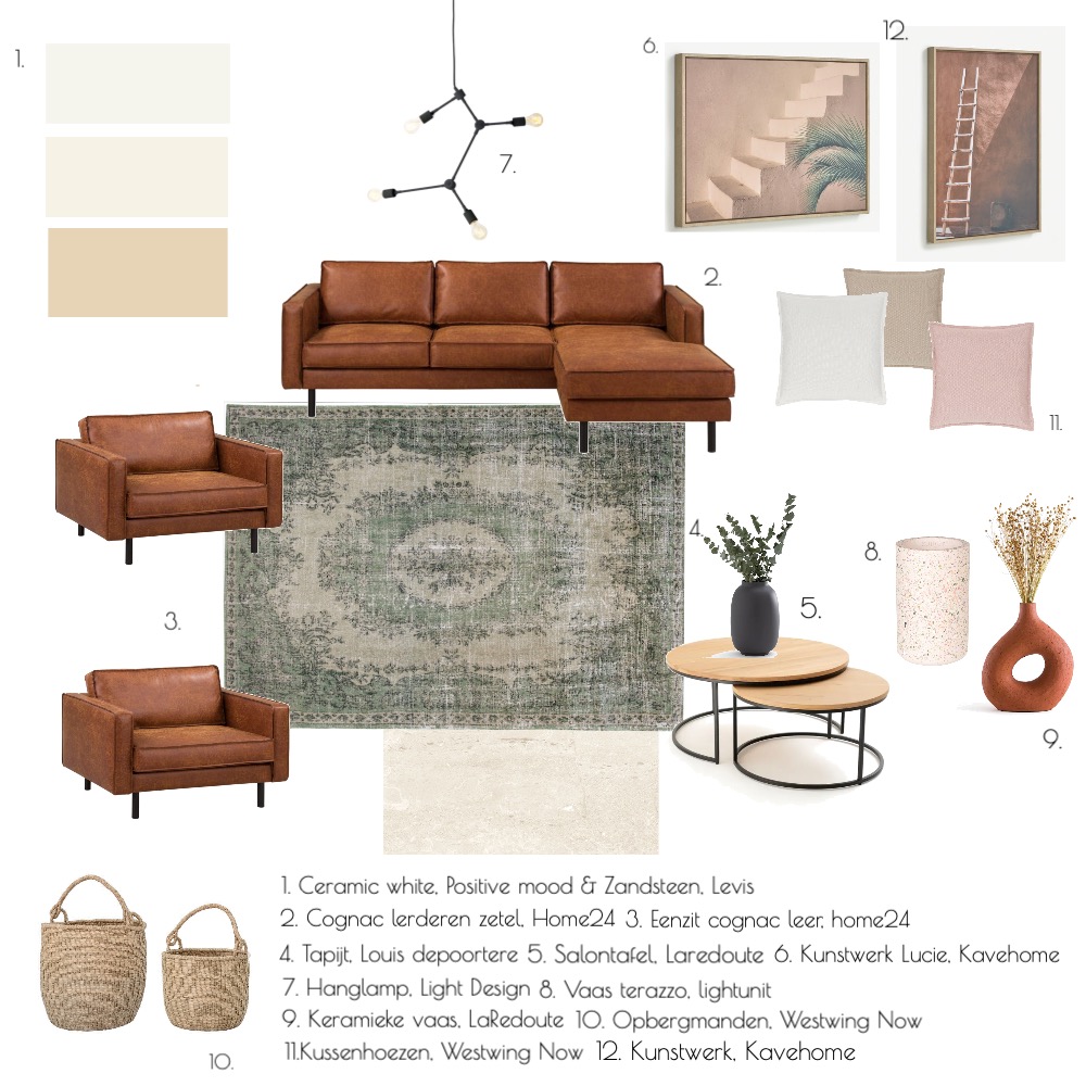 Sampleboard Living JJ Interior Design Mood Board by JolienDelestinne - Style Sourcebook