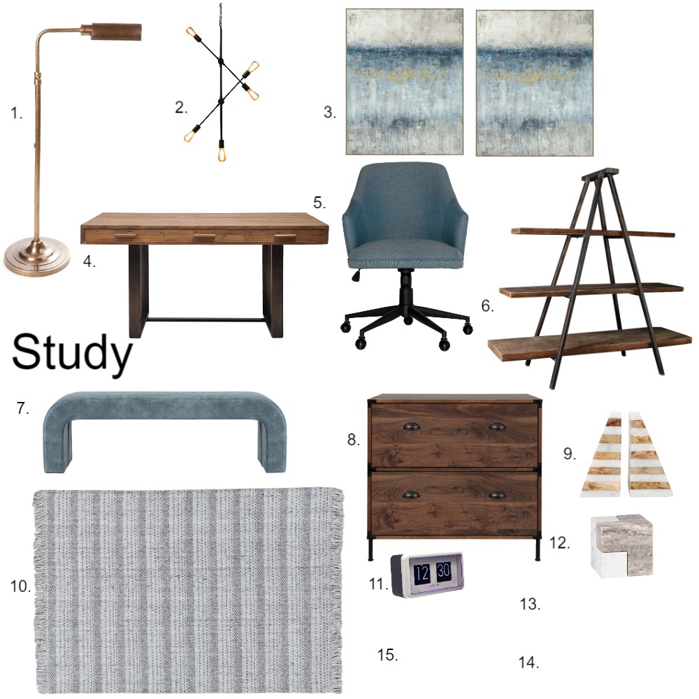Study finishes Interior Design Mood Board by trishd-esigns - Style ...