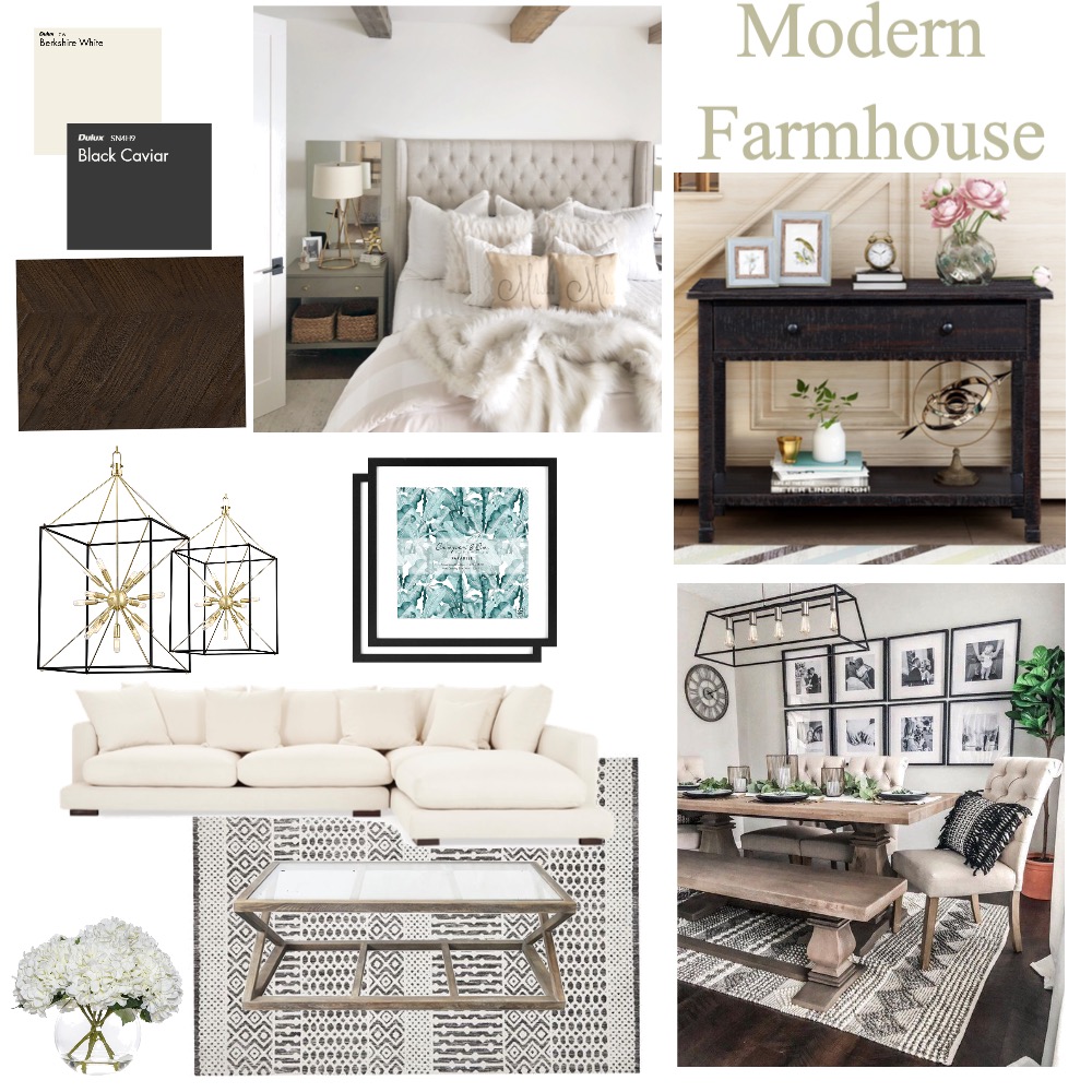 Modern Farmhouse Interior Design Mood Board by masko - Style Sourcebook