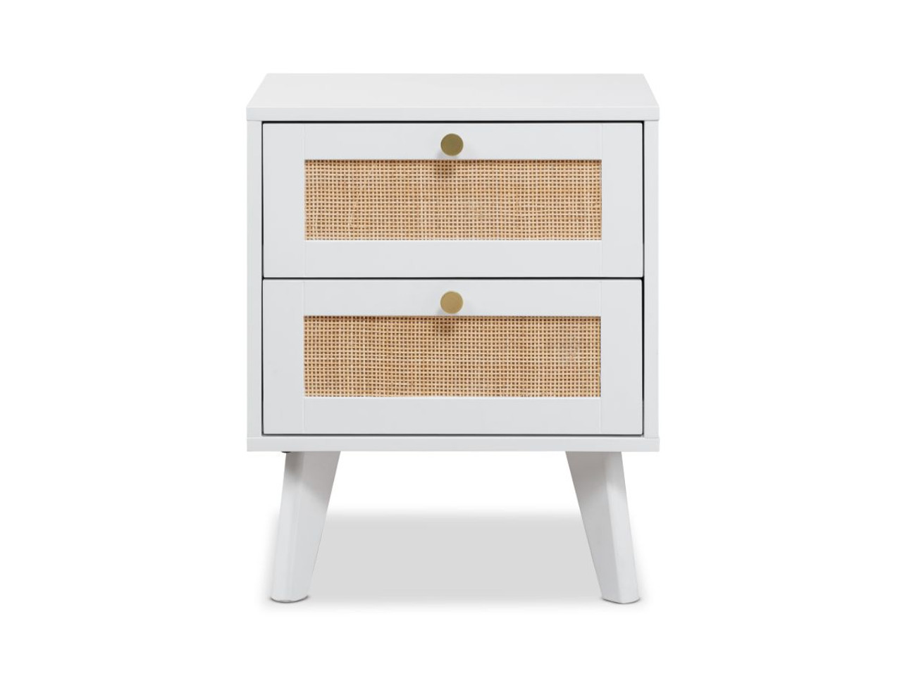 Georgia Two Drawer Bedside Table by Mocka - Style Sourcebook