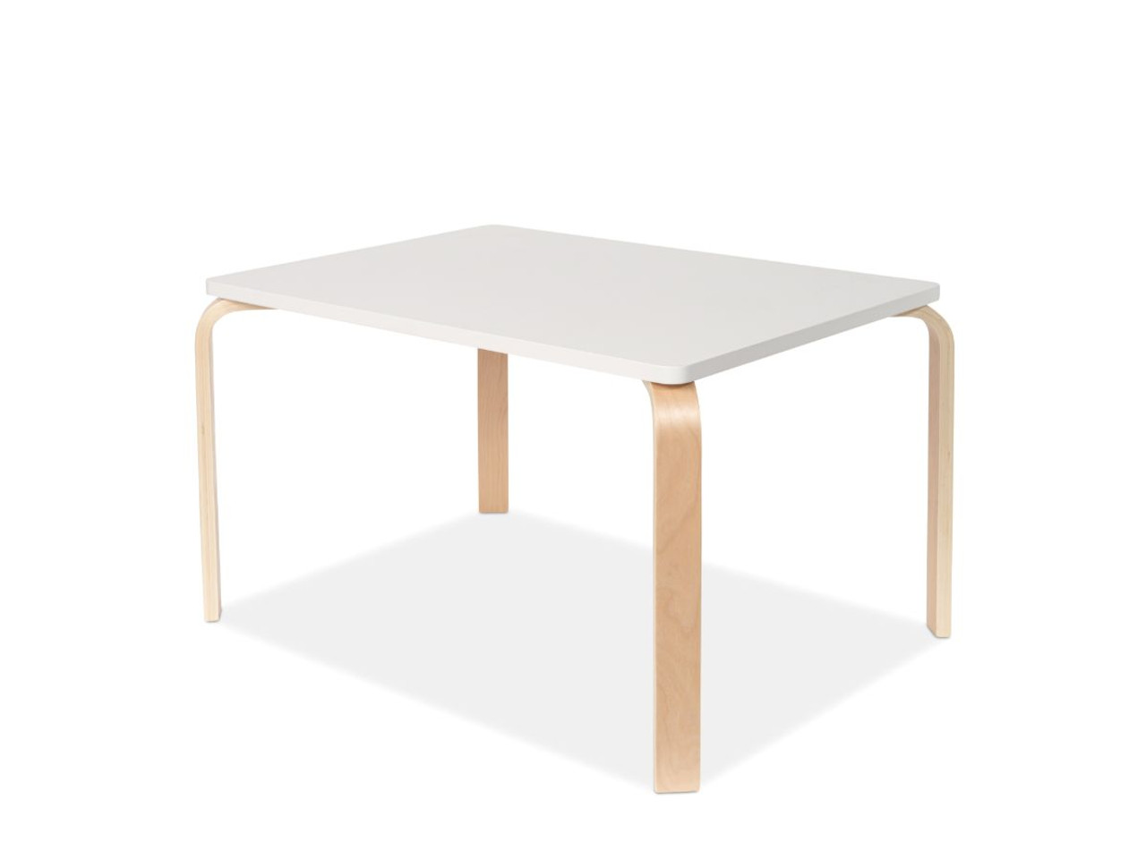 Hudson Kids Rectangular Table - White/Natural by Mocka - Style Sourcebook