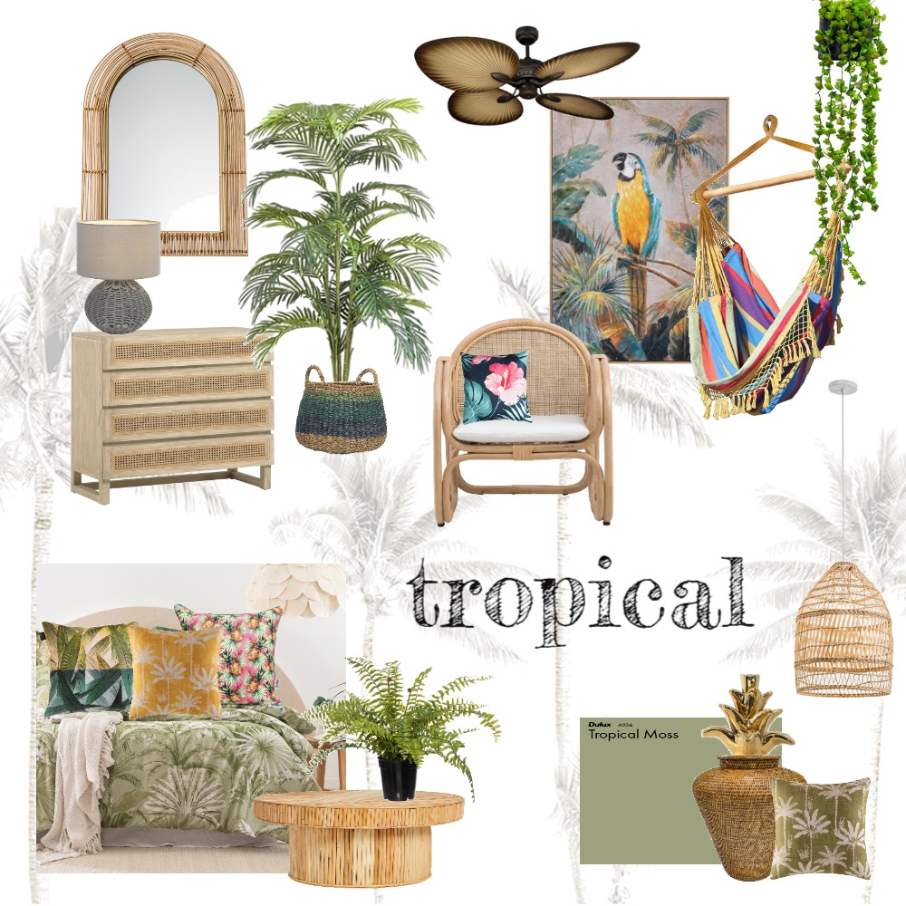 Tropical Moodboard Interior Design Mood Board by paulamorales.1409 ...