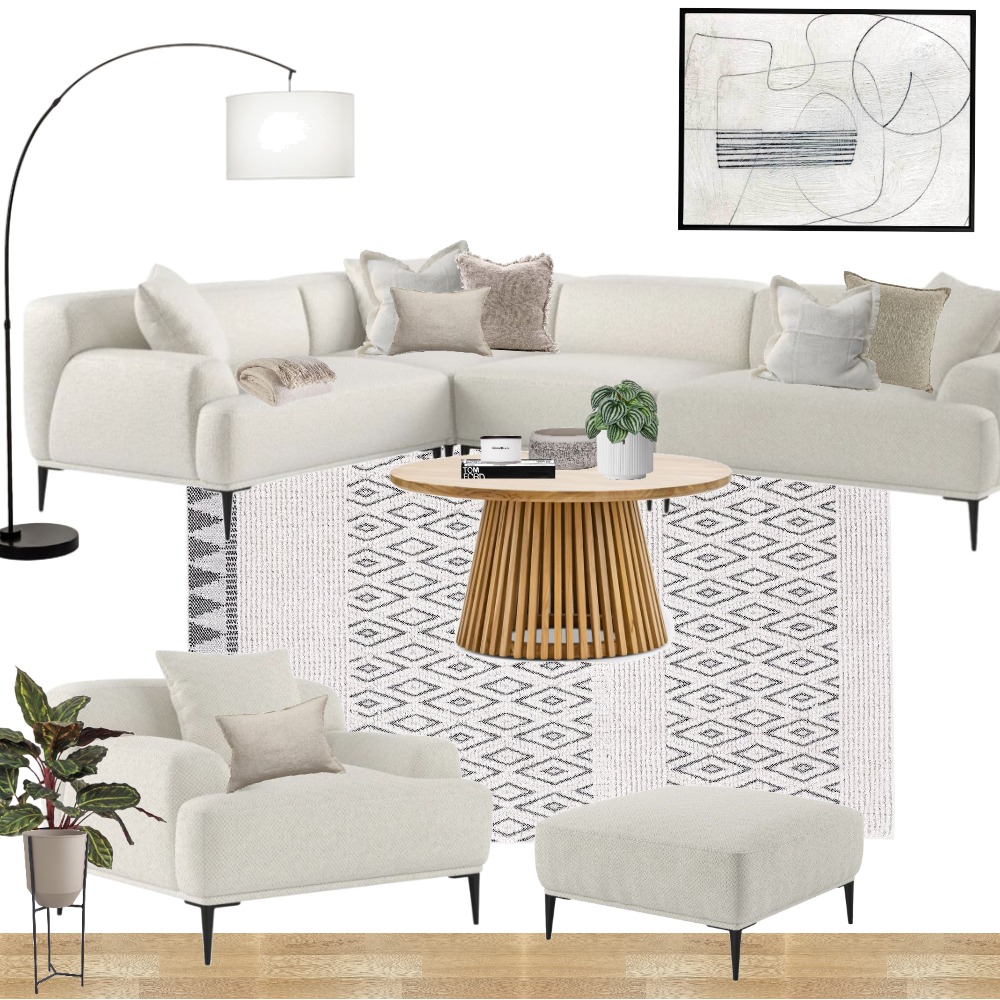 Thanh's Living Room Sample Board Interior Design Mood Board by AJ ...