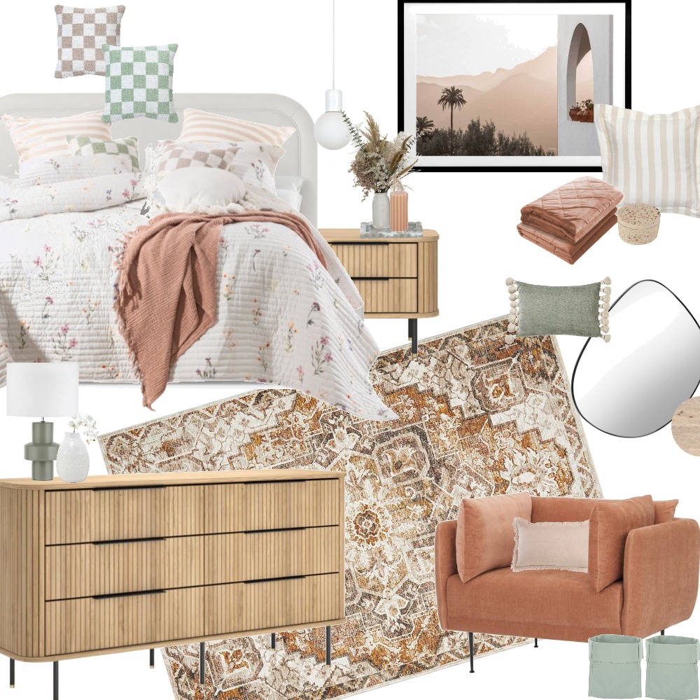 Sophie's Master Bedroom Sample Board Interior Design Mood Board by AJ ...