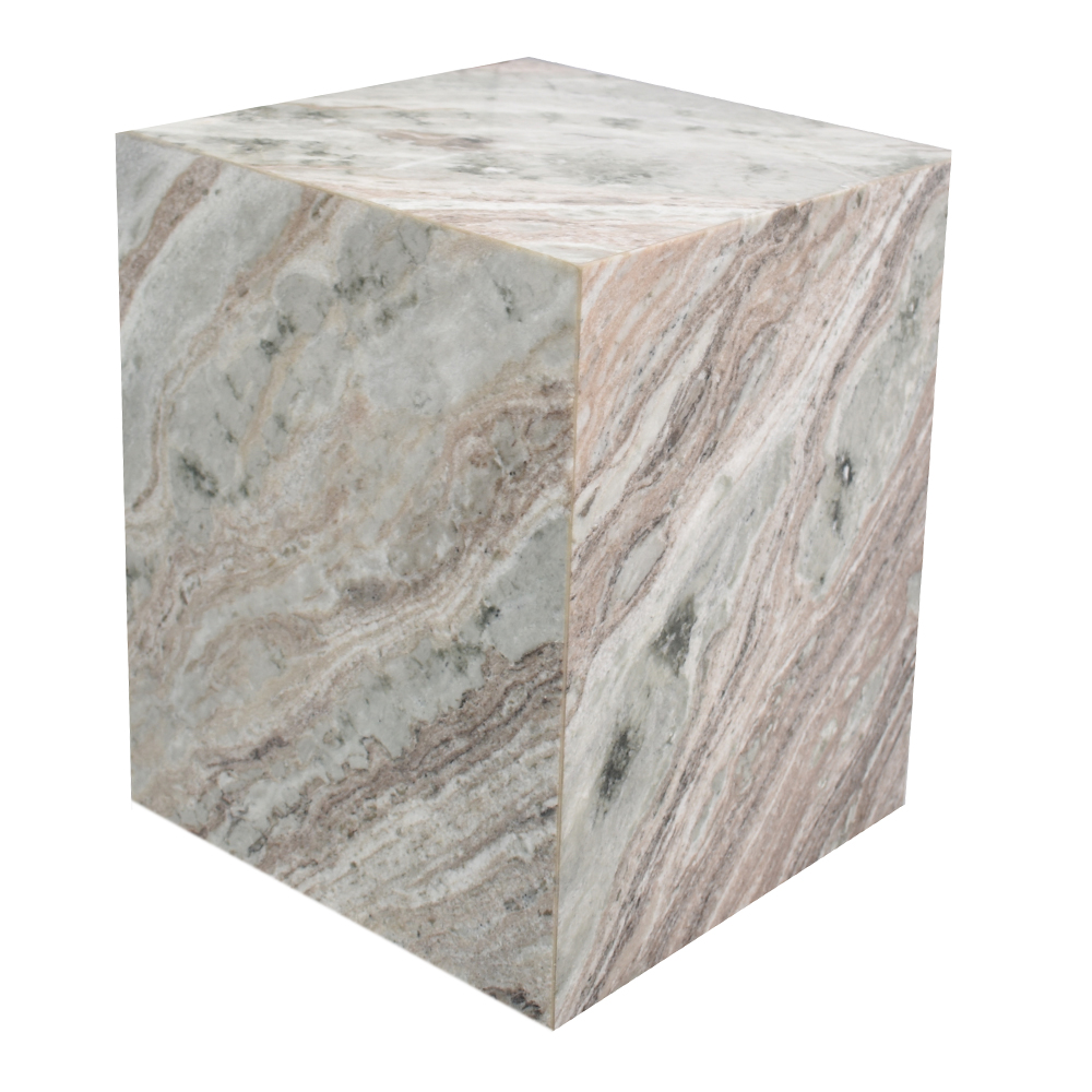 Mars Side Table - Marble by James Lane - Style Sourcebook
