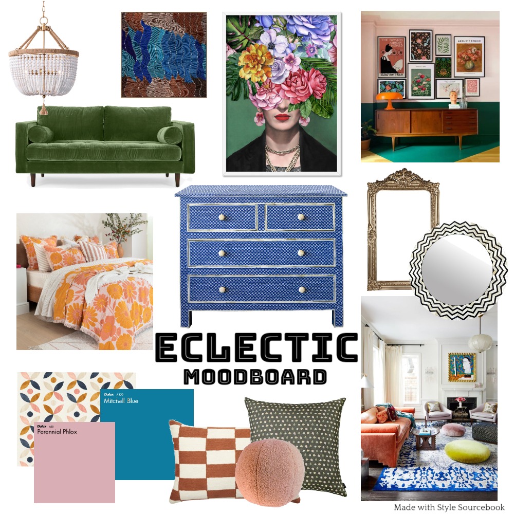 Assignment 3 - Eclectic Interior Design Mood Board by jendabkim - Style ...