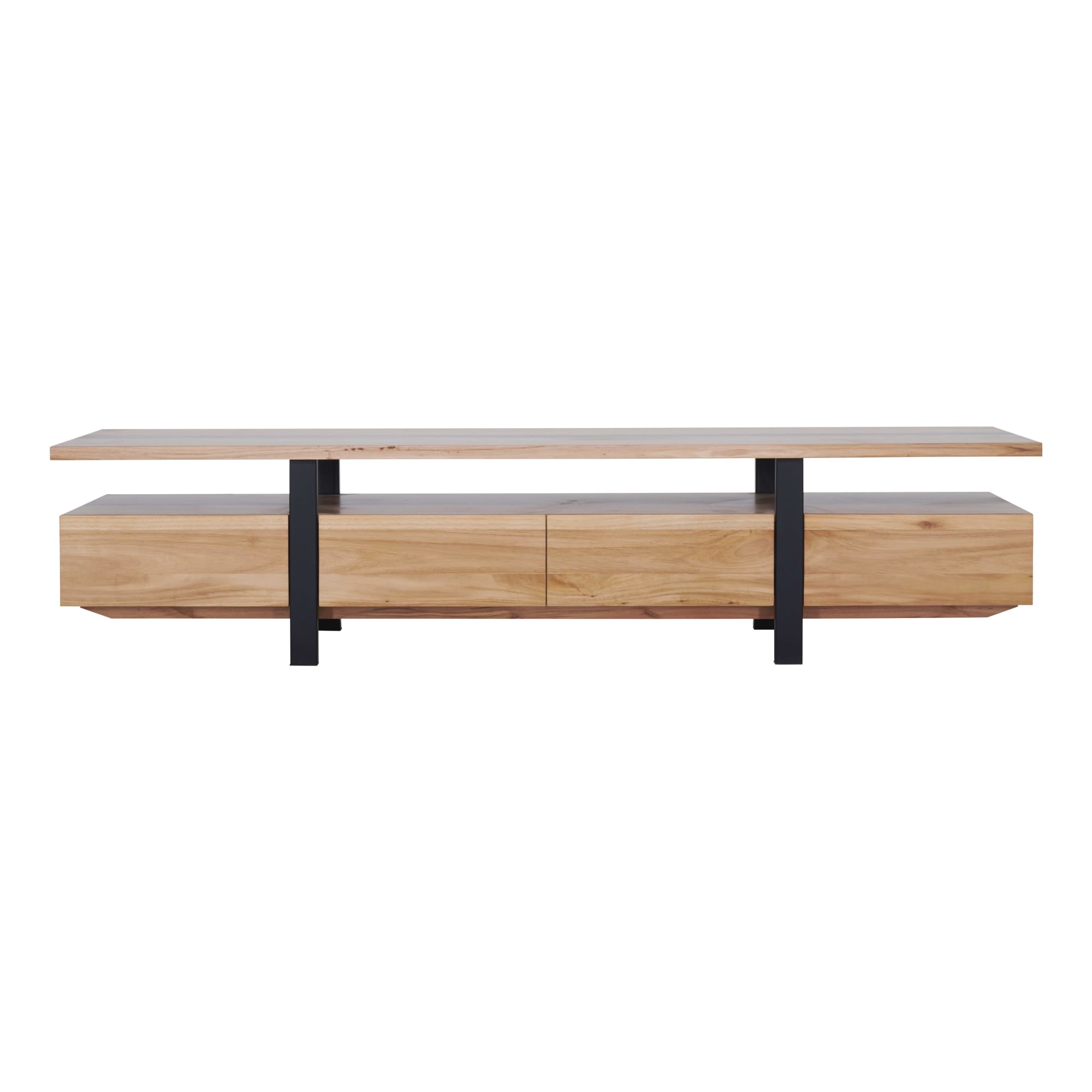 Rawson Entertainment Unit 220cm in Messmate/Resin by OzDesignFurniture ...